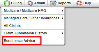 Electronic Remittance Advice - Help Center
