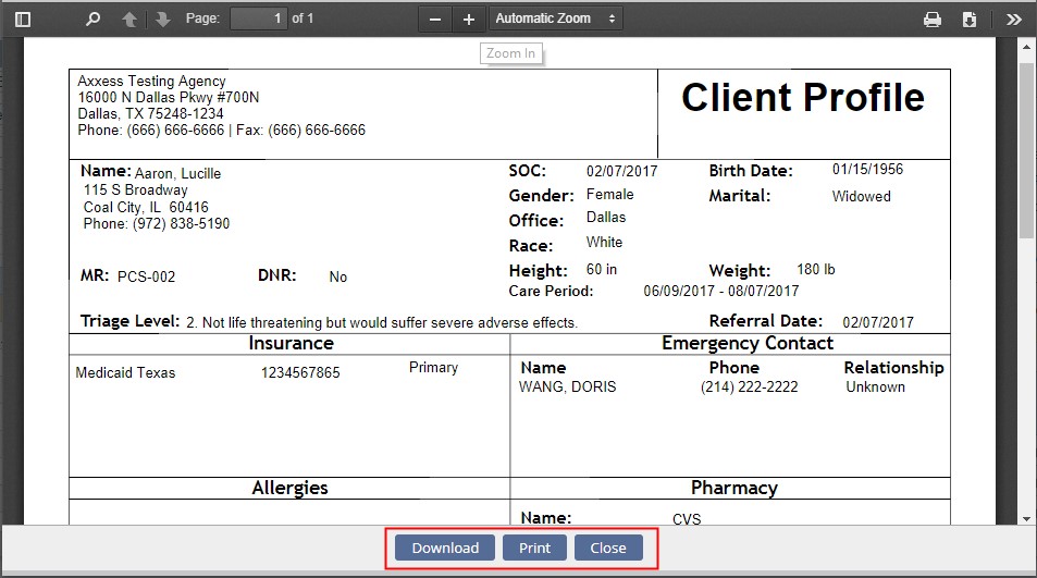 Client Chart Overview - Help Center