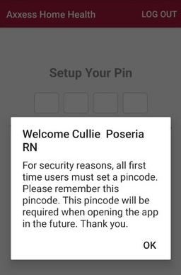 Axxess Home Health Mobile App Rebrand for Android Users